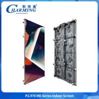 China Wonderful visual Curved Lock Avaliable 140° P2.98 K-Series Outdoor Display Connecting  Rental Cabinet Quickly for sale