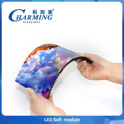 China Creative Front Maintenance Flexible HD Soft Led Module P1.86 P2 P2.5 P3 Curved Advertising Round Display Semi Circle Led Screen for sale
