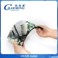 China True Color Indoor P3 P4 Soft Module Curved Flexible Led Display Screen For Cylindrical Column Use for sale