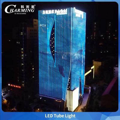 China 1000/500x40.5x30.5mm Full Color Tube Light IP66 And Easy Maintenance Can Connecting Line Design For Outdoor Building Bridge for sale