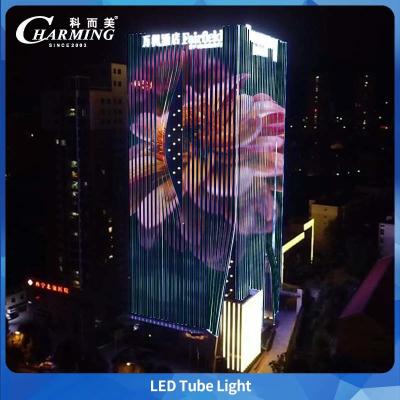 China Gray Aluminum Alloy Tube Light From Charmingled Original Manufacturer With DMX Control And IP66 For Outdoor Building And Bridge Places for sale
