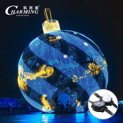 China CM-40C High-Brightness Pixel Light φ40x15.2mm RGB IP66 PC Shell Ideal for Billboard & Bridge Lighting for sale
