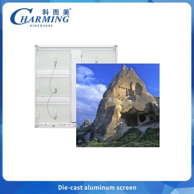 China Waterproof Die-Cast Aluminum P5.7 LED Screen with 10,000cd/m² High Brightness & Dual Voltage Power Saving for sale