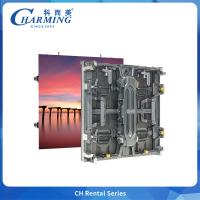 China 7680HZ Outdoor P3.91 Curved/Flexible/Right Angle Cabinet with Module Handle for Stages for sale