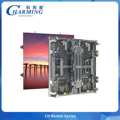 China 7680HZ Outdoor P3.91 Curved/Flexible/Right Angle Cabinet with Module Handle for Stages for sale