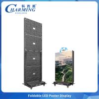 China Newly Designed Seamless Splicing LED Poster Display Screen Movable Suitable for Airport Cinemas for sale