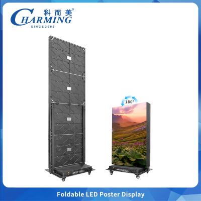 China No External PA Needed Foldable LED Poster with Speaker P2 High Refresh for Canada Wedding & Corporate Event for sale