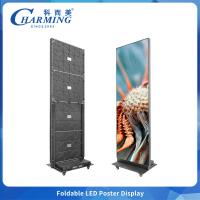 China Foldable LED Poster Screen GOB Protection Energy Saving Front Maintenance for Commercial Use for sale