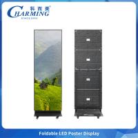China Foldable Indoor LED Video Wall Display P1.86 P2 P2.5 with 25% Less Packaging Space and 360° Universal Wheels for Easy Mobility for sale