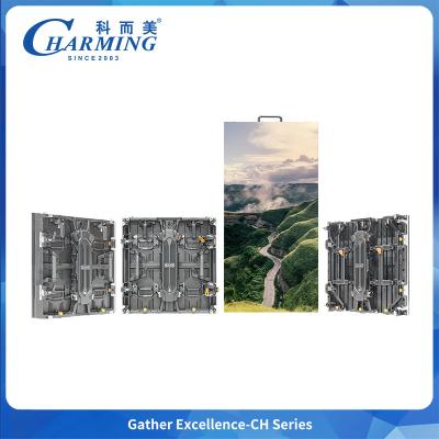 China Rental LED Display lightweight P3.91 flexible cabinets with front rear access and reinforced die cast aluminum frame providing cooling for sale