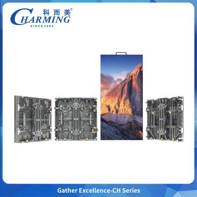 China CH-H Outdoor Straight Edge LED Cabinet P3.91 4000nits IP65 Front Rear Maintenance for Rental for sale