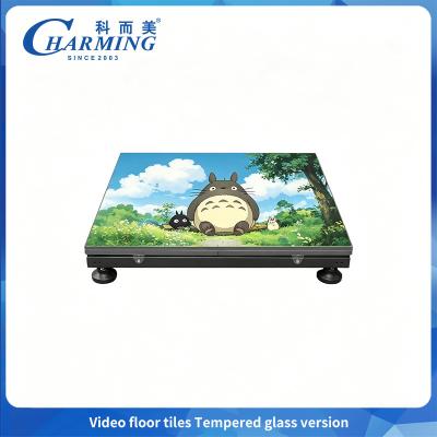 China Charming Upgrade P2.6 Dance Floor LED Tempered Glass Cover with Factory Price for sale