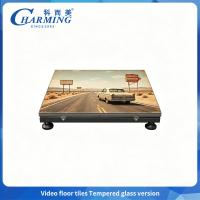 China P2.6 can Adjustable height Dance Floor LED Tempered Glass Cover with CE Certification for sale