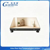 China Quick Cabinet Assembly and Disassembly P2.6 Dance Floor LED Tempered Glass Cover for sale