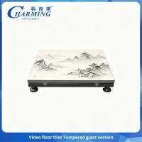 China Quick Cabinet Assembly and Disassembly P2.6 Dance Floor LED Tempered Glass Cover for sale