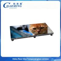 China P2.6 can wear-resistant and load-bearing Dance Floor LED Tempered Glass Cover with CE Certification for sale