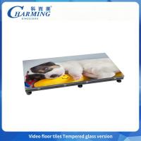 China Interactive Floor LED Screen with 8mm Thick Tempered Glass Load Bearing and P3.91 Pixel Pitch for Stage Performance for sale
