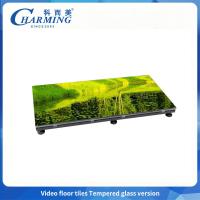 China P2.6 can Adjustable height Dance Floor LED Tempered Glass Cover with CE Certification for sale