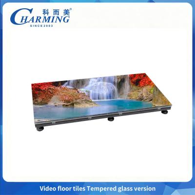 China 1500CD/㎡ Brightness Dance Floor LED Display P3.91 with Tempered Glass Version Post-maintenance for sale
