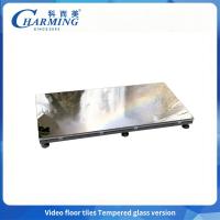 China New pre-designed track P2.6 Dance Floor LED Tempered Glass Provides 360° protection for sale