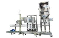 China 25kg Semi Automatic Granule Filling Machine with 3-8 Bags/Min Capacity and ±0.1-0.3% Accuracy for sale