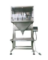 China Granule Semi Auto Packing Machine 4 Heads Weigher 10-16 Bags/Min 500-5000g Capacity ±1-5g Accuracy for sale