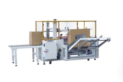 China 14-16 Cartons/Min Automatic Carton Erector with 300W Power and 48mm/60mm Tape Width for Industrial Packaging for sale