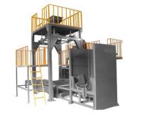 China 55L Box Volume Ton Bag Packing Machine 500-5000g Capacity 8-25 Bags/Min Stainless Steel Construction for sale