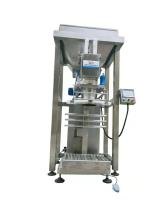 China Stainless Steel Semi Automatic Powder Packing Machine 2-4 Bags Per Min for sale