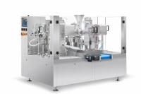 China 50-2000g Automatic Granule Packing Machine with 20-30 Bags/Min Speed and 380V Power Supply for Industrial Food Packaging for sale