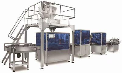 China Automatic Granule Filling Machine 10-2000g Capacity 20-60 Bags/Min Stainless Steel Construction for sale
