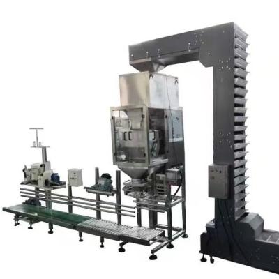 China Semi Automatic 25kg Granule Packing Machine 3-8 Bags/Min 2.3KW 220V Stainless Steel Construction for sale