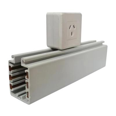 China Lighting Trolley Bus Bar For Sewing Machines Lines Insulated Conductor Rail for sale