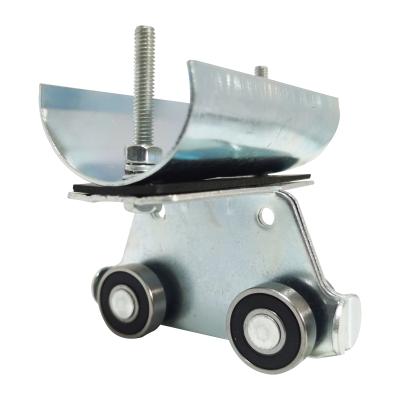 China I Beam Festoon Cable Trolley System C-Rail Yellow Steel Middle Wire Rope Flat for sale