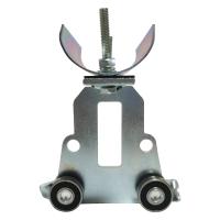 China Metal Festoon Cable Trolley Wire Rope C Track Towing Trolley for sale