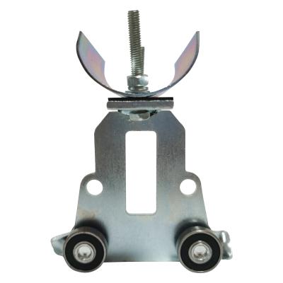 China Metal Festoon Cable Trolley Wire Rope C Track Towing Trolley for sale