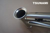 China 26er Chromolly Steel Dirtjump Frame Slope Style CR520 Titanium Chromed 12.5