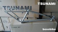 China 26er Chromolly Steel Dirtjump Frame Slope Style CR520 Titanium Chromed 12.5