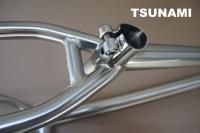 China 26er Chromolly Steel Dirtjump Frame Slope Style CR520 Titanium Chromed 12.5