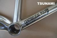 China 26er Chromolly Steel Dirtjump Frame Slope Style CR520 Titanium Chromed 12.5