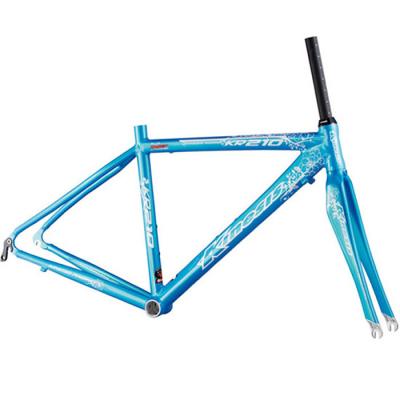 China Superlight Aluminum Bike Frame Lady Aero Road Bike Frame+Fork set KR210L Women 1.4kg for sale