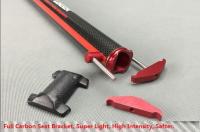 China Zero Offset Carbon Fiber Seatpost of Folding Bike 33.9/580 or 34.9/580mm High Strength 3K Seat Post for sale