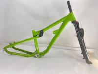 China 26er Junior Full Suspension Mountain Bike Frame XC/Trail Softtail Mtb Bicycle 13.5 Inch for sale