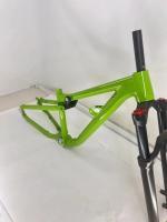 China 26er Junior Full Suspension Mountain Bike Frame XC/Trail Softtail Mtb Bicycle 13.5 Inch for sale