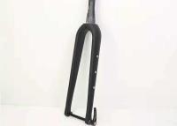 China 700x50c Carbon Gravel Bike Fork, Lightweight Rigid Fork 100x12 Flat Mount Disc for sale