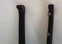 China 700x50c Carbon Gravel Bike Fork, Lightweight Rigid Fork 100x12 Flat Mount Disc for sale