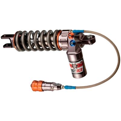 China Heavy Motorcycle Rear Spring Shock Absorber BTA57RVP with Remote Adjustment Rebound/High/Low Speed Compression Damper for sale