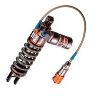 China Heavy Motorcycle Rear Spring Shock Absorber BTA57RVP with Remote Adjustment Rebound/High/Low Speed Compression Damper for sale