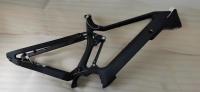 China Customized MTB Full Suspension Carbon Bike Frame For 250W Bafang Mid Drive Motor for sale