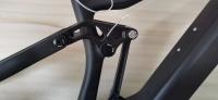 China Customized MTB Full Suspension Carbon Bike Frame For 250W Bafang Mid Drive Motor for sale